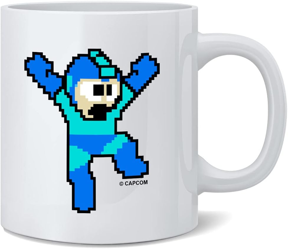Amazon.com: Mega Man 8 Bit MegaMan NES CAPCOM Mug Classic Retro Vintage ...