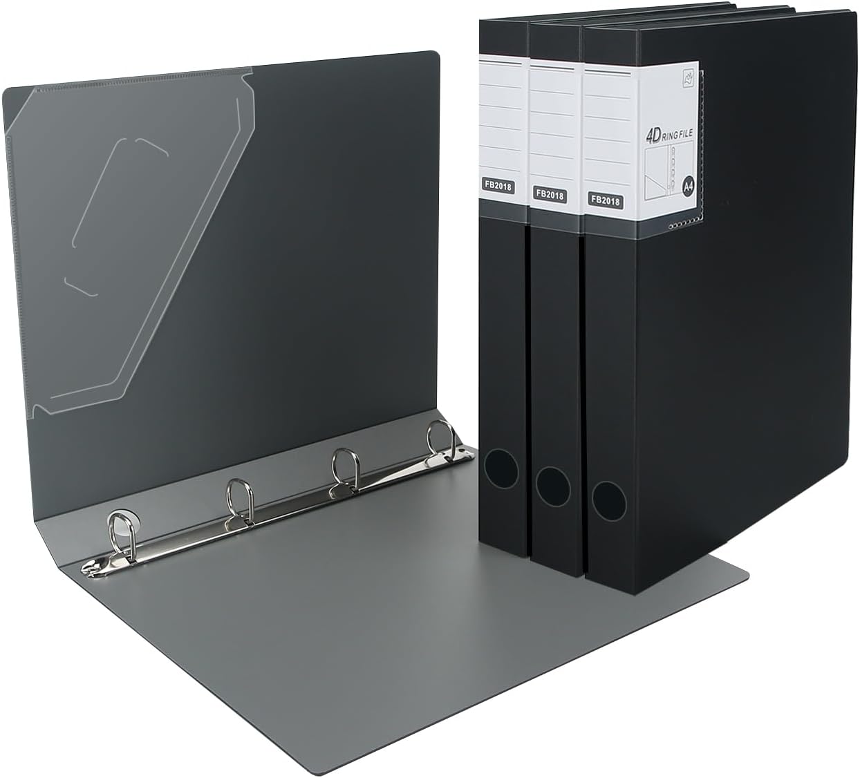Amazon.com : URbantin 4 Ring Binders 0.8 Inch D Ring,4 Pack D Ring ...