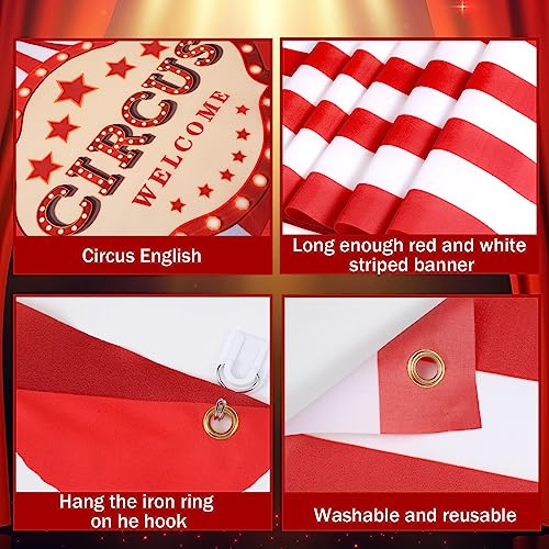 Snapklik.com : 3 Pcs Circus Tent Decorations Circus Carnival Party ...