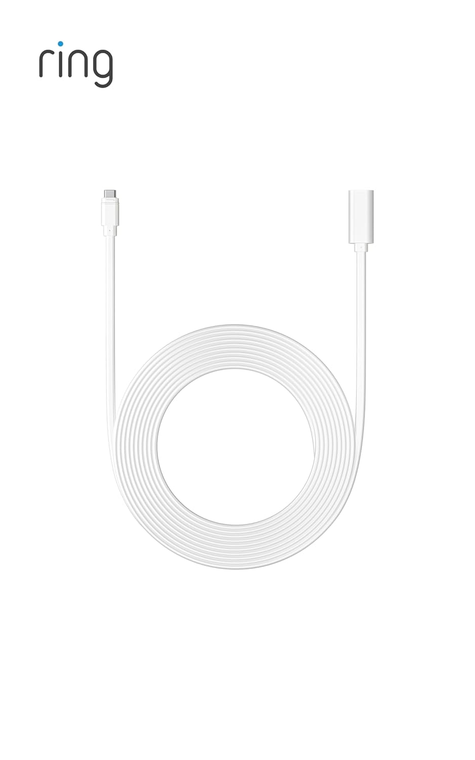 Amazon.com: Ring 10 ft. USB-C Extension Cable for USB-C Solar Panels ...
