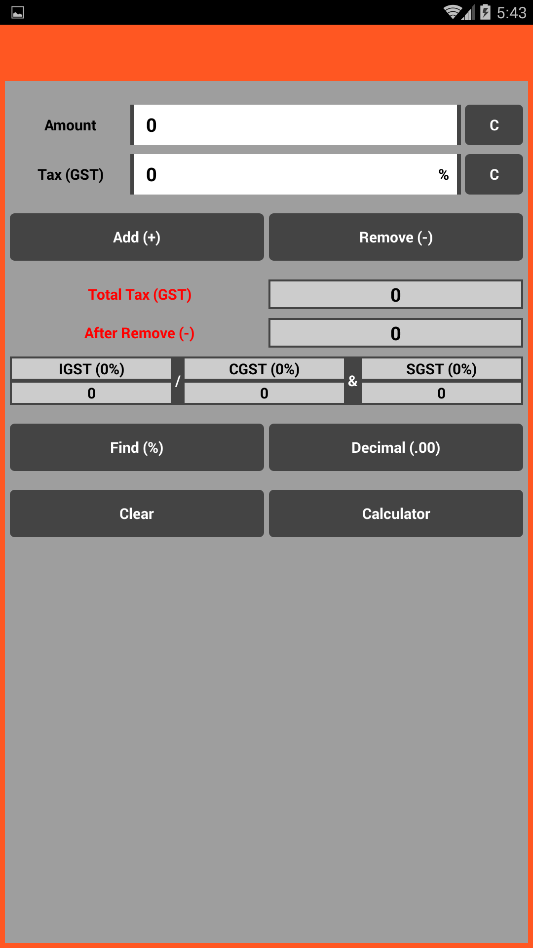 GST Calculator - App on Amazon Appstore