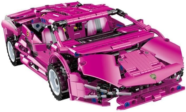 Junona Kids DIY Build Block Speed Racing Car Model Tech Vehicle ...