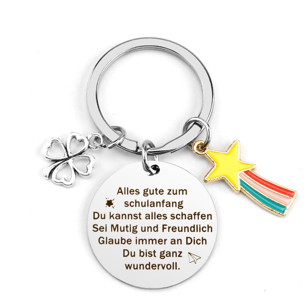 Einschulung Geschenk,Einschulung Schlüsselanhänger,Geschenk zur Einschulung für Mädchen Junge ...