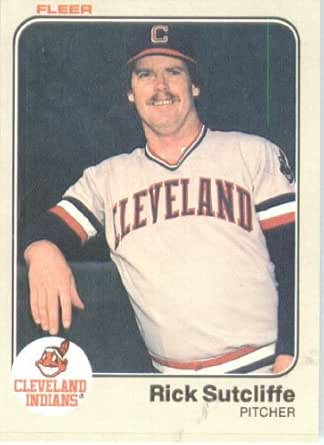 Amazon.com: 1983 Fleer Baseball Card #420 Rick Sutcliffe : Collectibles ...