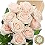 Amazon.com: FiveSeasonStuff Fake Roses Wedding Flowers Real Touch Silk ...
