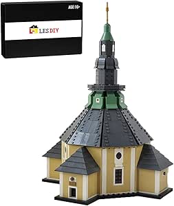Amazon.com: Newcomer Medieval Church Street View Building Blocks Set ...