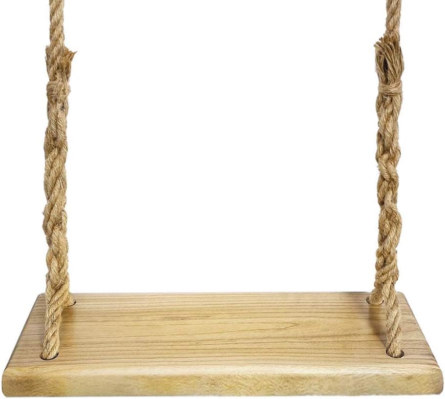 Aoneky Garden Tree Swing Seat – 23" x 7" Large Waterproof Wooden Porch ...