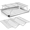 Amazon.com: Baking Sheet and 2-Tier Cooling Racks Set, P&P CHEF ...