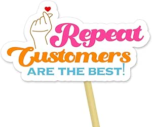 Amazon.com: 240 PCS Cute Repeat Customers are the Best Small Business ...