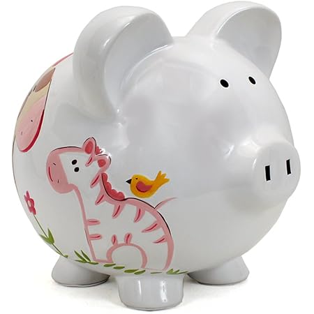 Amazon.com : Child to Cherish Piggy Bank, Jungle Jill : Toy Banks ...