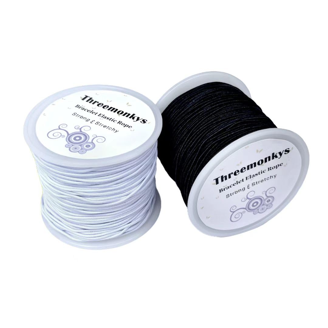 Amazon.com: Threemonkys Three-Strand Elastic Cord with a Diameter of 1 ...