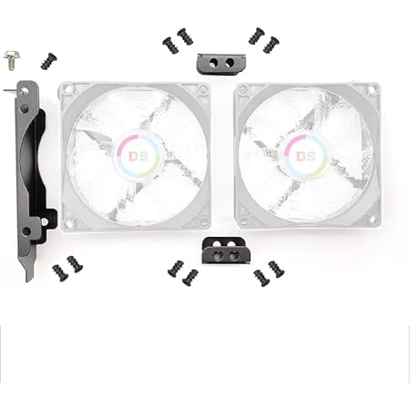 Amazon.com: 3 Fan Mount Rack PCI Slot Bracket+20 Screw+4 Connector for ...