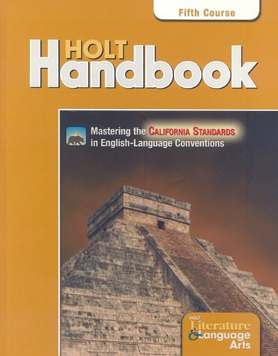 Holt Handbook Grade 11: Holt Handbook California (Holt Lit & Lang Arts ...