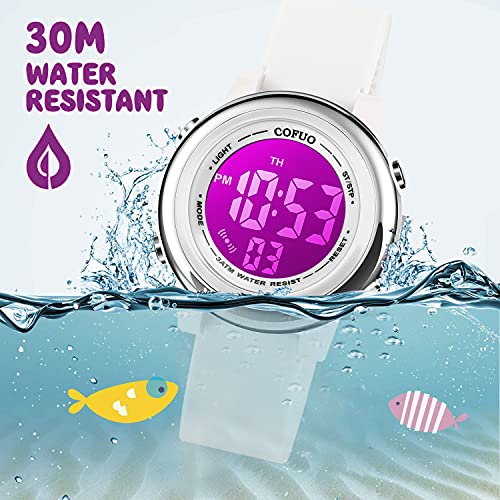 Snapklik.com : Cofuo Kids Digital Sport Waterproof Watch For Girls Boys ...