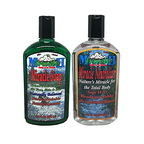Amazon.com : Miracle II 22 oz Regular Soap and 22 oz Neutralizer for ...