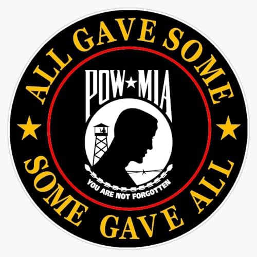 Amazon.com - POW MIA Design Window Bumper Sticker Decal 5"