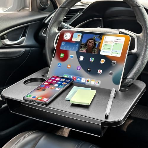 Amazon.com: Mega Racer Steering Wheel Car Tray Table - Travel, Meal or ...