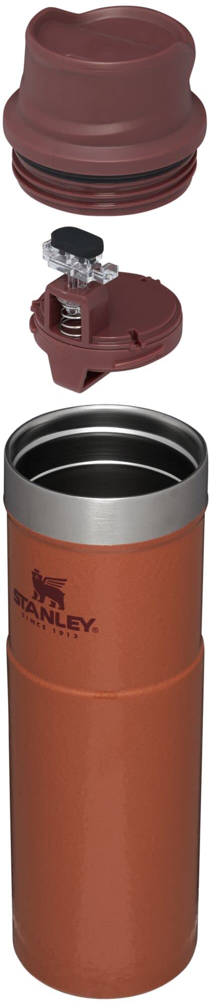 Snapklik.com : Transit Trigger-Action Travel Mug 20oz Hammertone Clay