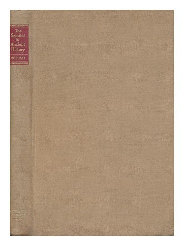 Semites in Ancient History: Moscati, S.: 9780708300749: Amazon.com: Books