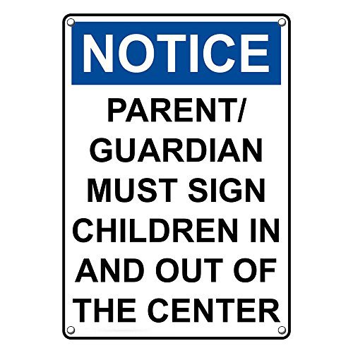 Amazon.com: Weatherproof Plastic Vertical OSHA Notice Parent/Guardian ...