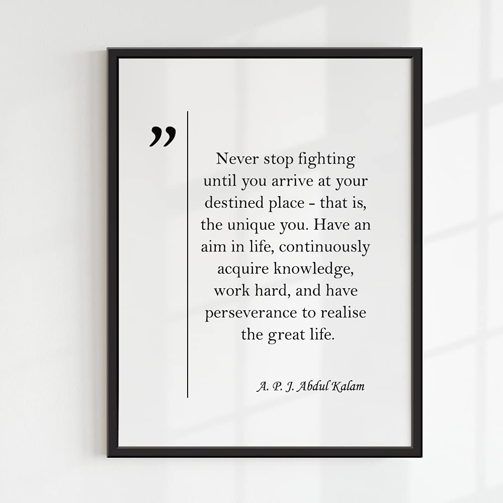 Buy Colossal Art House – APJ Abdul Kalam with frame - Motivational ...