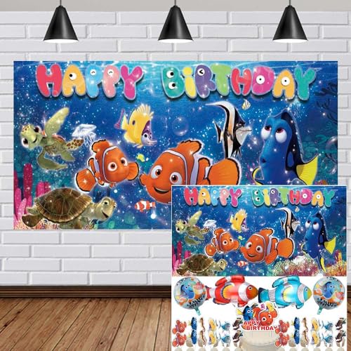 Finding Dory Nemo Party Supplies Favors Decorations Backdrop Decor ...