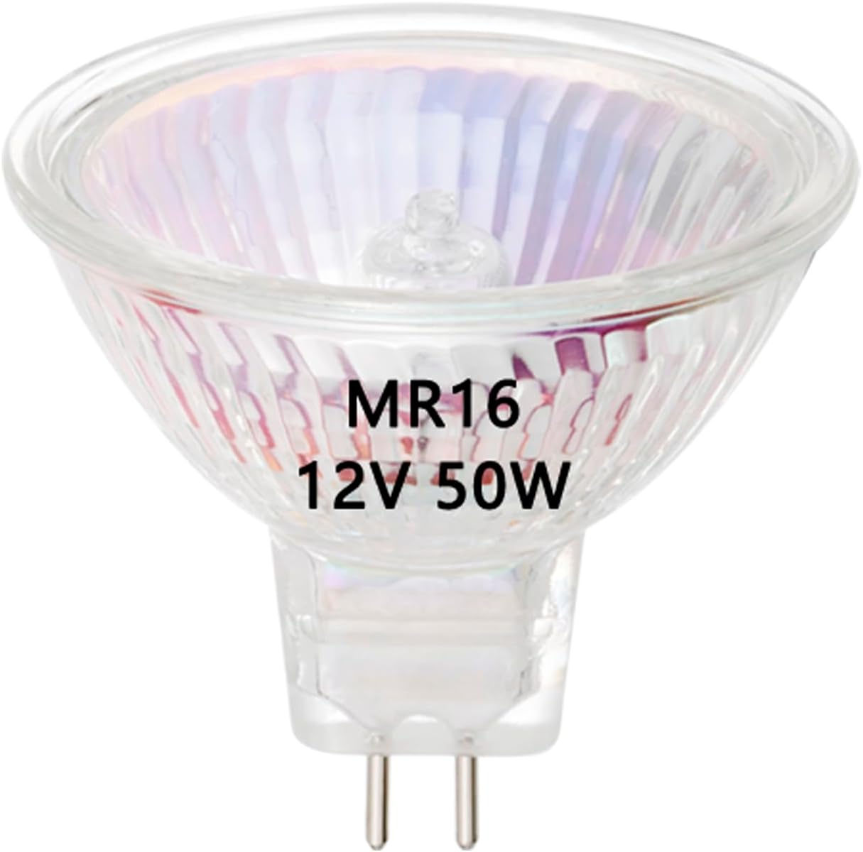 AHEVO MR16 Halogen Light Bulbs, 50W 12V, GU5.3 Bi-Pin Base MR16 Halogen ...