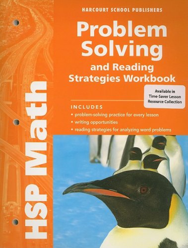 HSP Math Problem Solving Reading Strategies: Grade 5: Harcourt School Publishers: 9780153567896 ...