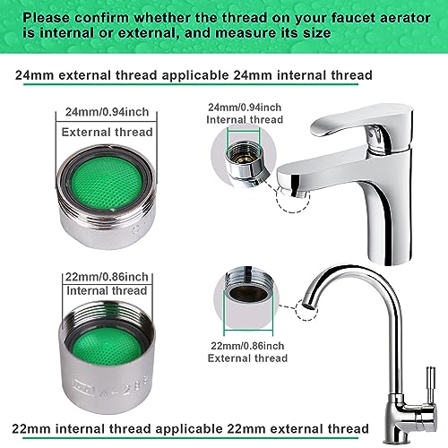 Snapklik.com : SHAP+ Faucet Aerator, Flow Restrictor Insert, Sink ...