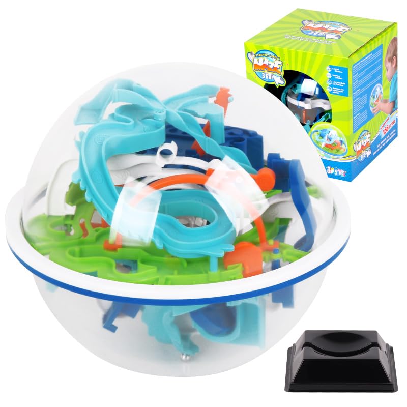 Amazon.com: Maze Ball, 3D Interactive Maze Sphere Game (19.8cm,7.8 ...