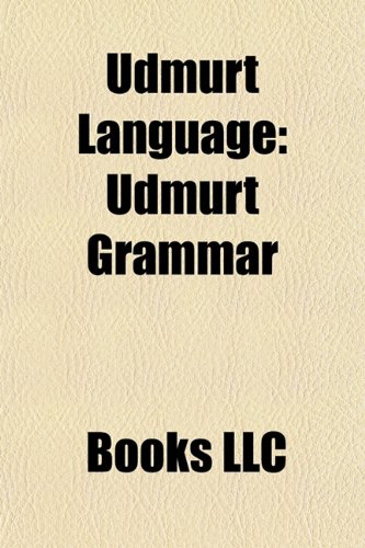 Udmurt Language: Udmurt Grammar : Llc, Books: Amazon.es: Libros