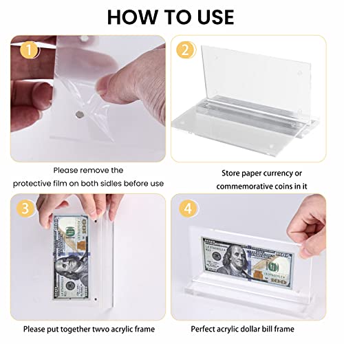 Snapklik.com : Acrylic Dollar Bill Display Frame: Dollar Bill Holder 2 ...