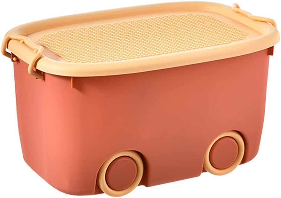 Amazon.com - LIFKOME Stackable Toy Storage Box with Wheels Rolling ...
