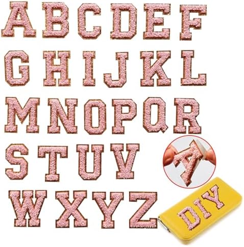 Amazon.com: DREMISI Gothic Iron On Letters for Clothing A-Z 26 Varsity ...