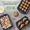 Amazon.com: NutriChef 3-Piece Nonstick Cookie Sheets for Baking ...