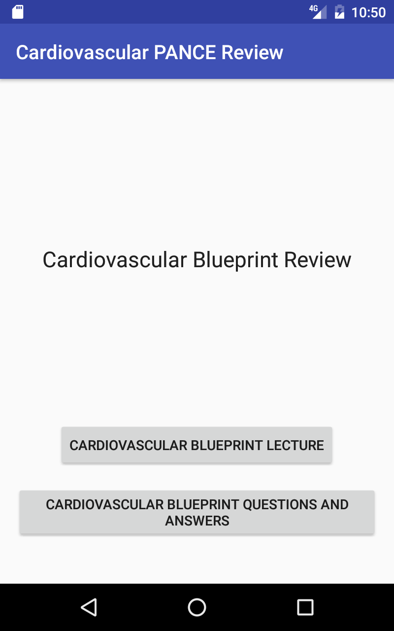 Cardiovascular Blueprint PANCE Review:Amazon.com:Appstore for Android