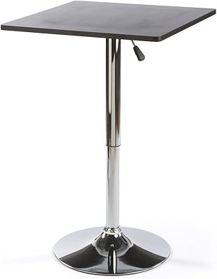 Amazon.com: Flash Furniture 23.75'' Square Adjustable Height White Wood ...