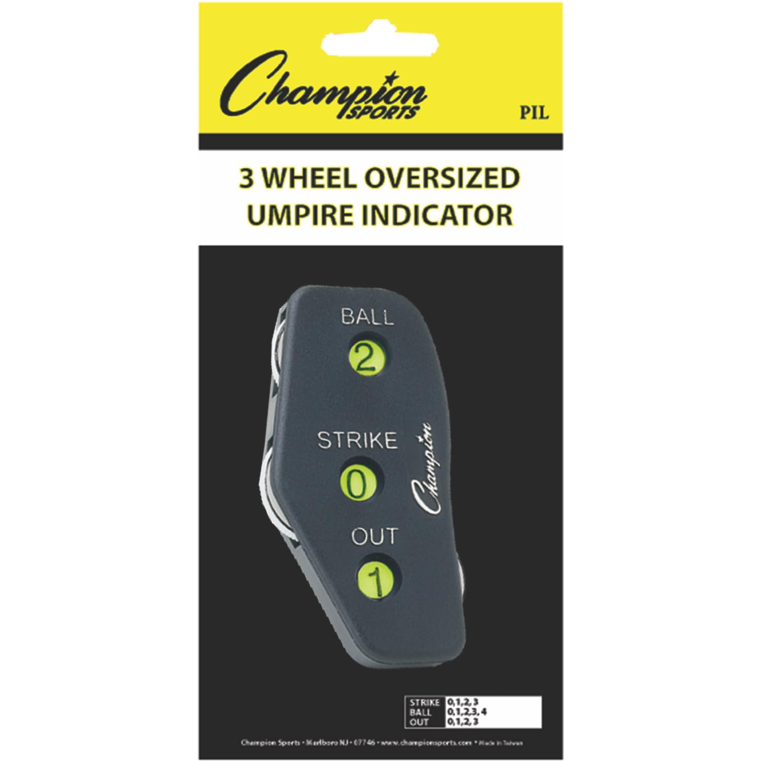 Snapklik.com : Champion Sports 3 Wheel Oversized Plastic Baseball ...