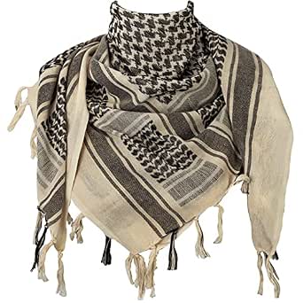 Buy Aonal Military Shemagh Tactical Desert 100% Cotton Keffiyeh Scarf ...