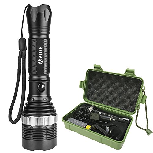 CVLIFE 800 Lumens Cree Xm-l 8066-t6 Rechargeable Zoomable Flashlight ...