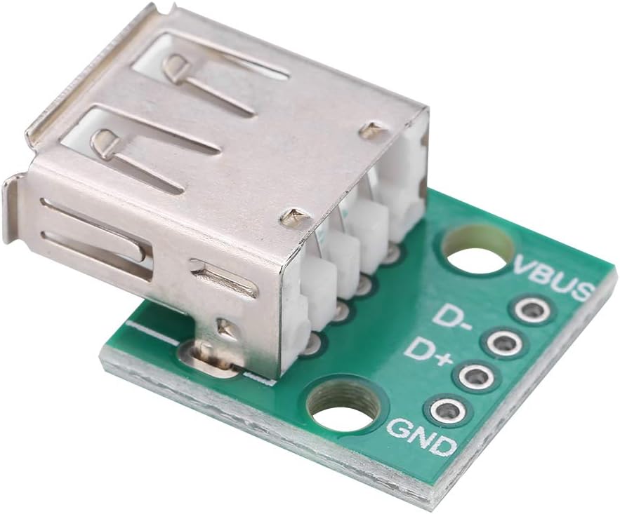 Amazon.com: 10Pcs USB Type A Female Socket USB Board 2.54mm Pitch ...