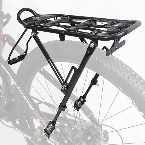 GRELiving Adjustable Touring Pannier Rack - Fits 24 - 28 Inches/700c ...