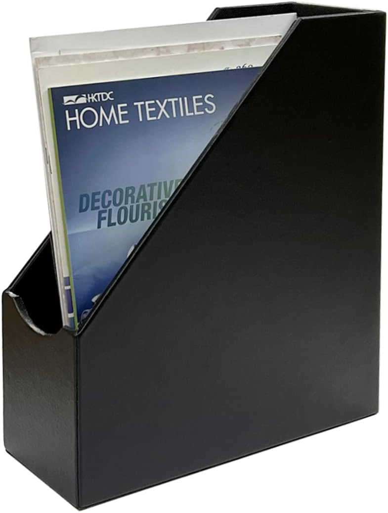 Amazon.com : MyGift Modern Premium Solid Mango Wood Desktop File Holder ...