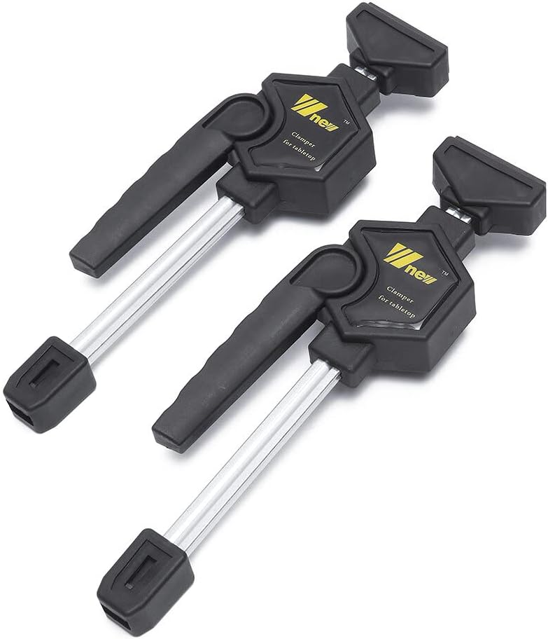 2Pcs MFT Table Clamp Quick Ratchet Release Speed Squeeze Woodworking ...