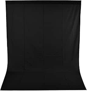 Amazon.com : Black Screen Backdrop for Photography, 7x10ft Chromakey ...