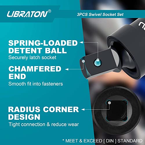 Snapklik.com : Libraton Swivel Socket Set, Impact Swivel Socket Set ...