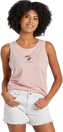 Life is Good. Women's Sea Horse Crusher-LITE Tank, Himalayan Pink ...