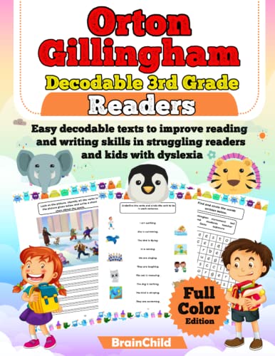 Snapklik.com : Orton Gillingham Decodable 3rd Grade Readers Easy ...