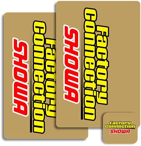 Amazon.com: Factory Connection SHOWA Suspension Decals Stickers Fork ...