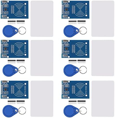 Amazon.com: Alinan 6pcs RFID Kit MFRC522 RF IC Card Sensor Module with ...